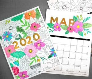 20 Free Printable 2020 Calendars - Lovely Planner