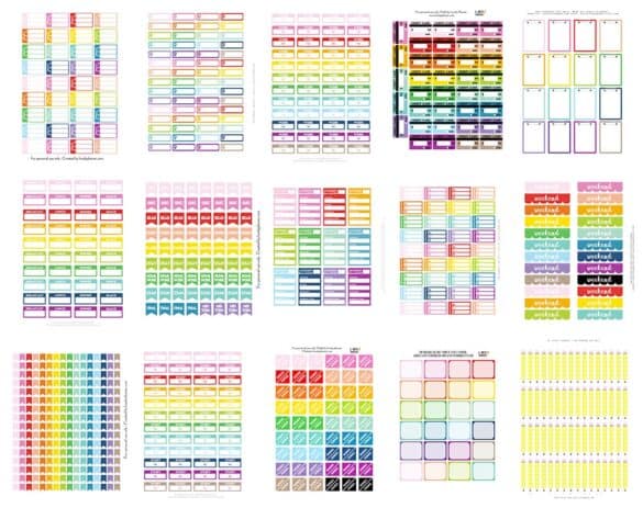 Functional Stickers Pack - special offer - Lovely Planner