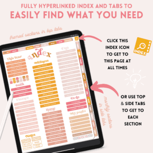 SALE - All-in-one Digital Planner - Lovely Planner