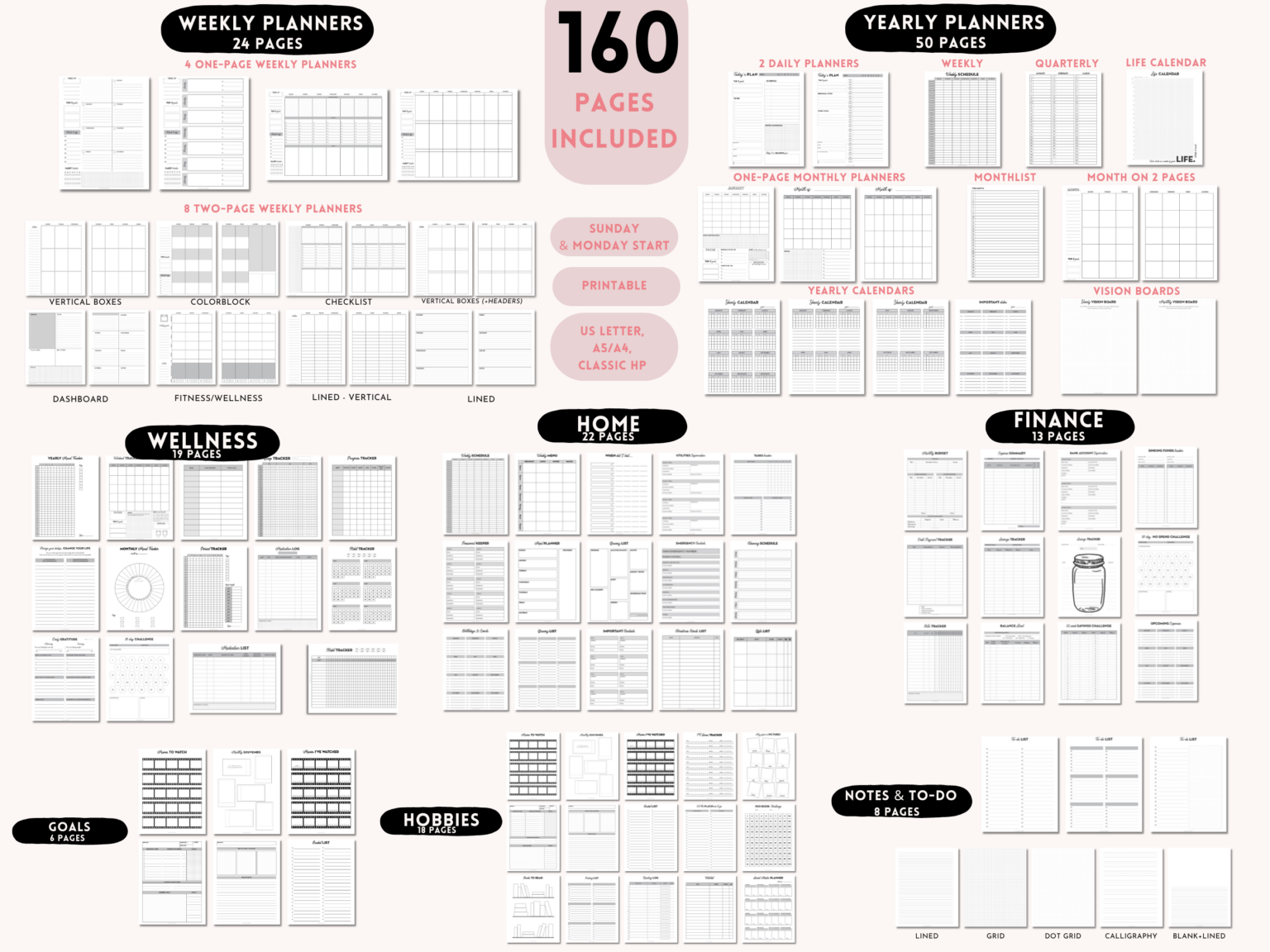 Receive your Free Pack of Planner Pages - Lovely Planner
