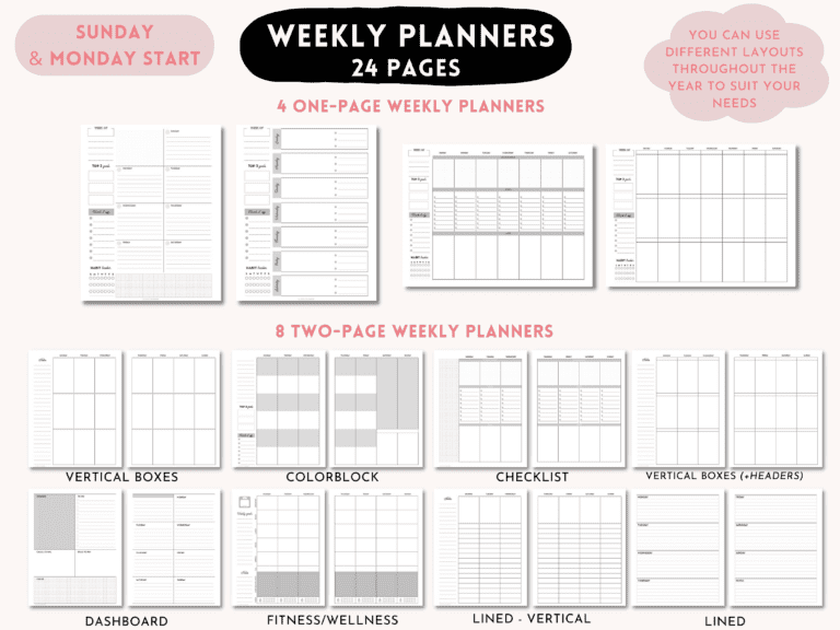 SALE - Ultimate Planner Bundle - Lovely Planner