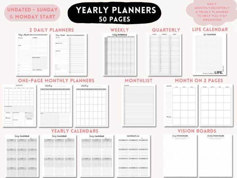 SALE - Ultimate Planner Bundle - Lovely Planner
