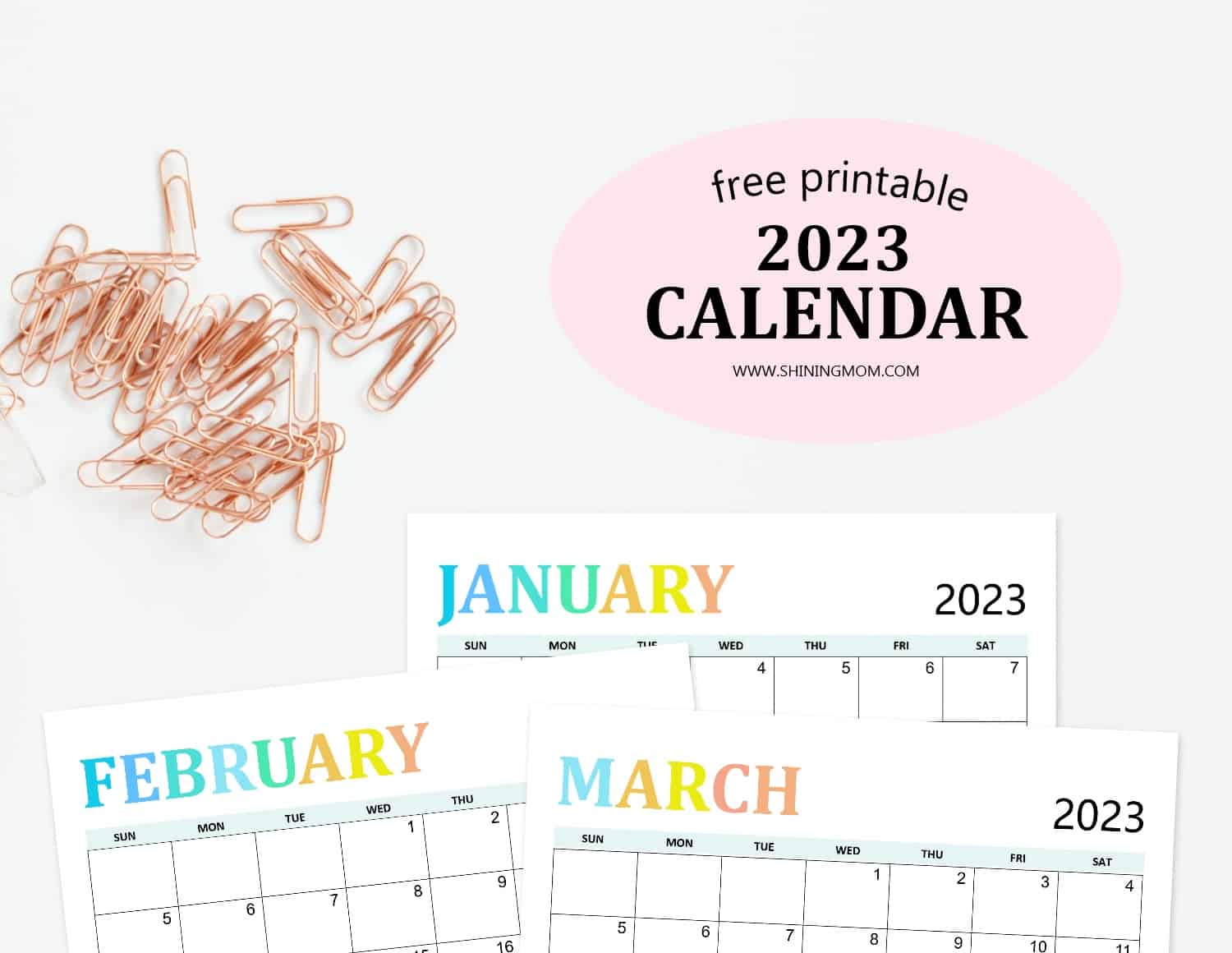 20 Best Printable Calendars for 2023 - Lovely Planner