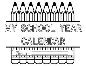 Free Printable Traceable Monthly School Calendars 2023-2024 - Lovely ...