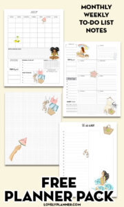 Free Printable July Planner Pages - Lovely Planner