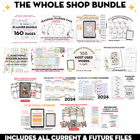 Welcome Offer - The Ultimate Planner Bundle - Lovely Planner