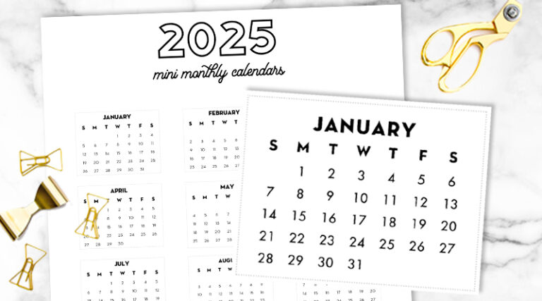 60+ Free Printable Planner Dividers/Die-Cuts to Decorate Your Planner ...