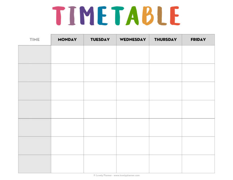 Free Printable 2025-2026 School Calendar - Lovely Planner