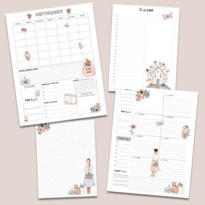 Free Printable Planner Pages for September - Lovely Planner