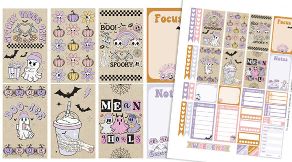 17 Free Halloween Planner Stickers - Lovely Planner