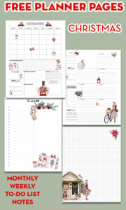 Free Printable Planner Pack for December - Lovely Planner