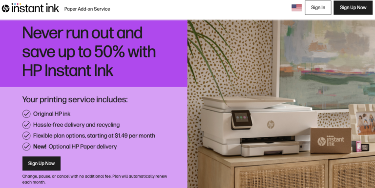 How I print as much as I want for free with HP Instant Ink - Lovely Planner