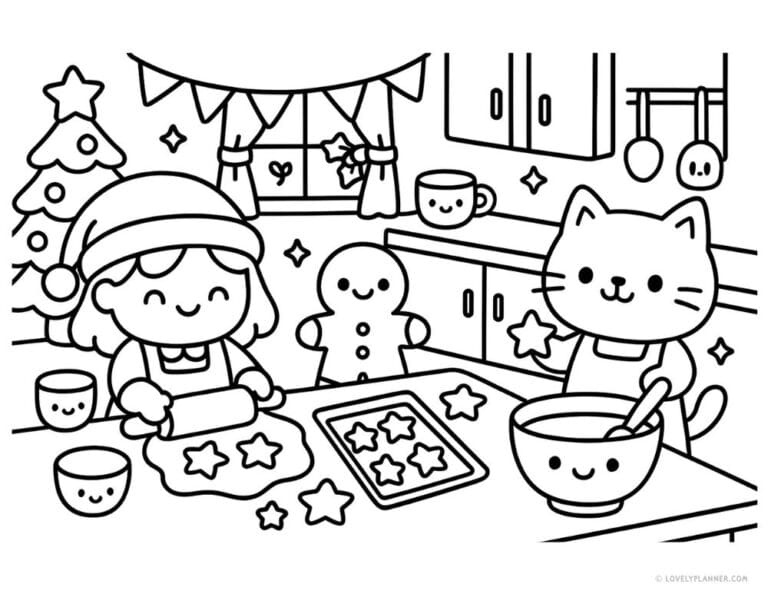 Free Printable Advent Calendar Coloring Book – 24 Days of Christmas ...