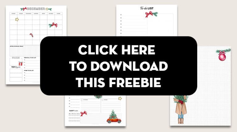 Free December Printable Planner Pages - Lovely Planner