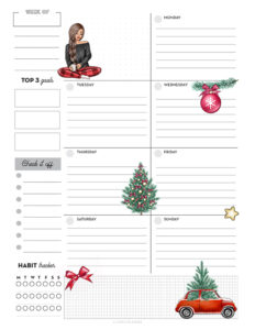Free December Printable Planner Pages - Lovely Planner